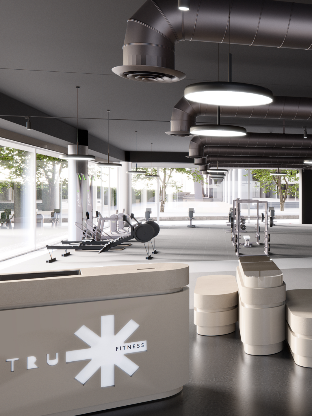 TRU Fitness Gym | Fitnessstudio in Düsseldorf auf 2500qm